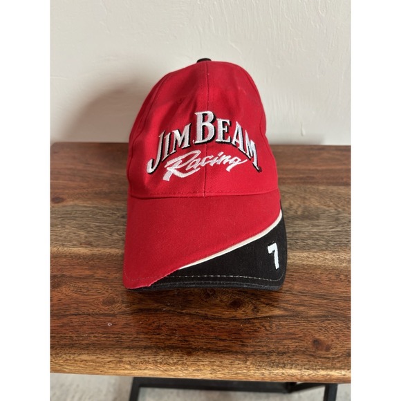 Jim Beam | Accessories | Jim Beam Racing Hat Cap Mens Red Strapback ...
